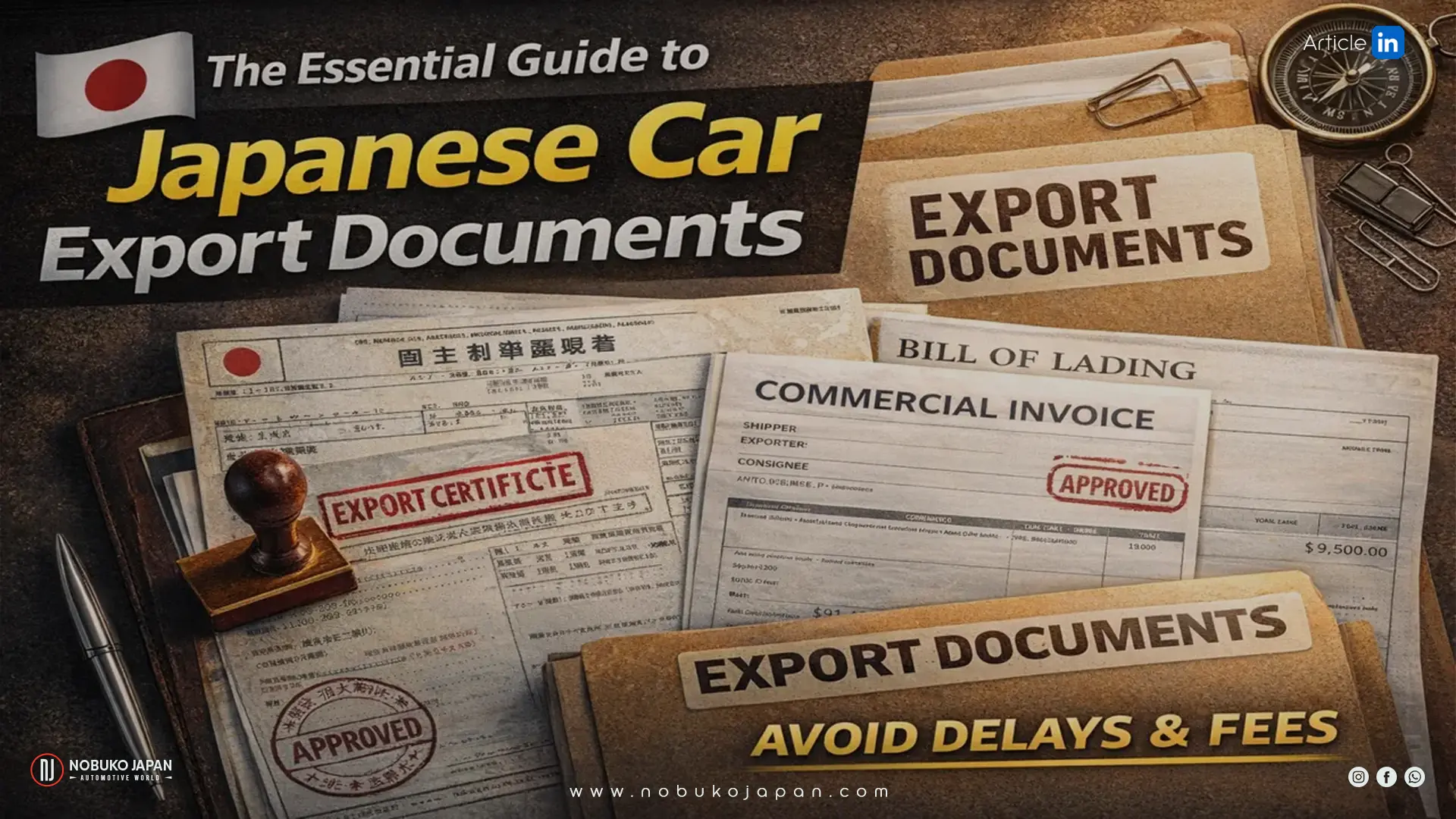 The Essential Guide to Japanese Car Export Documents